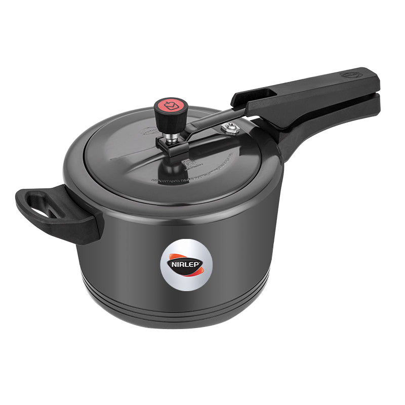 Nutrihealth Pro Inner Lid Hard Anodised Designer Pressure Cooker ...