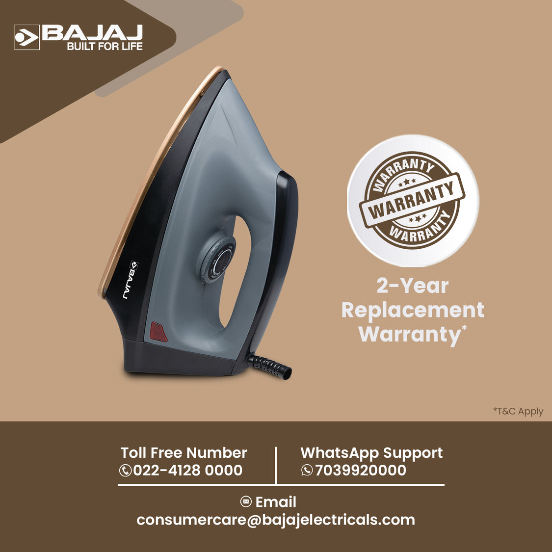 Dry Irons – Bajaj Electricals India