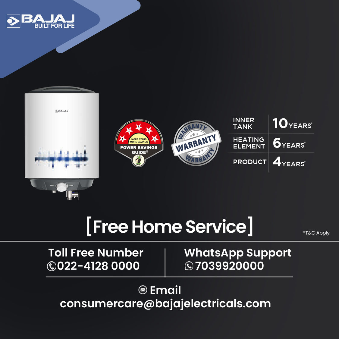 Buy Electric Geysers Online & Get Upto 35%* Off & Free Delivery – Bajaj ...
