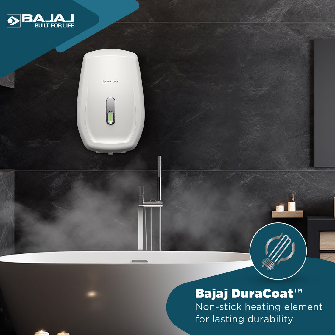 Buy Geysers Online | Instant & Storage | Energy Efficient – Bajaj ...