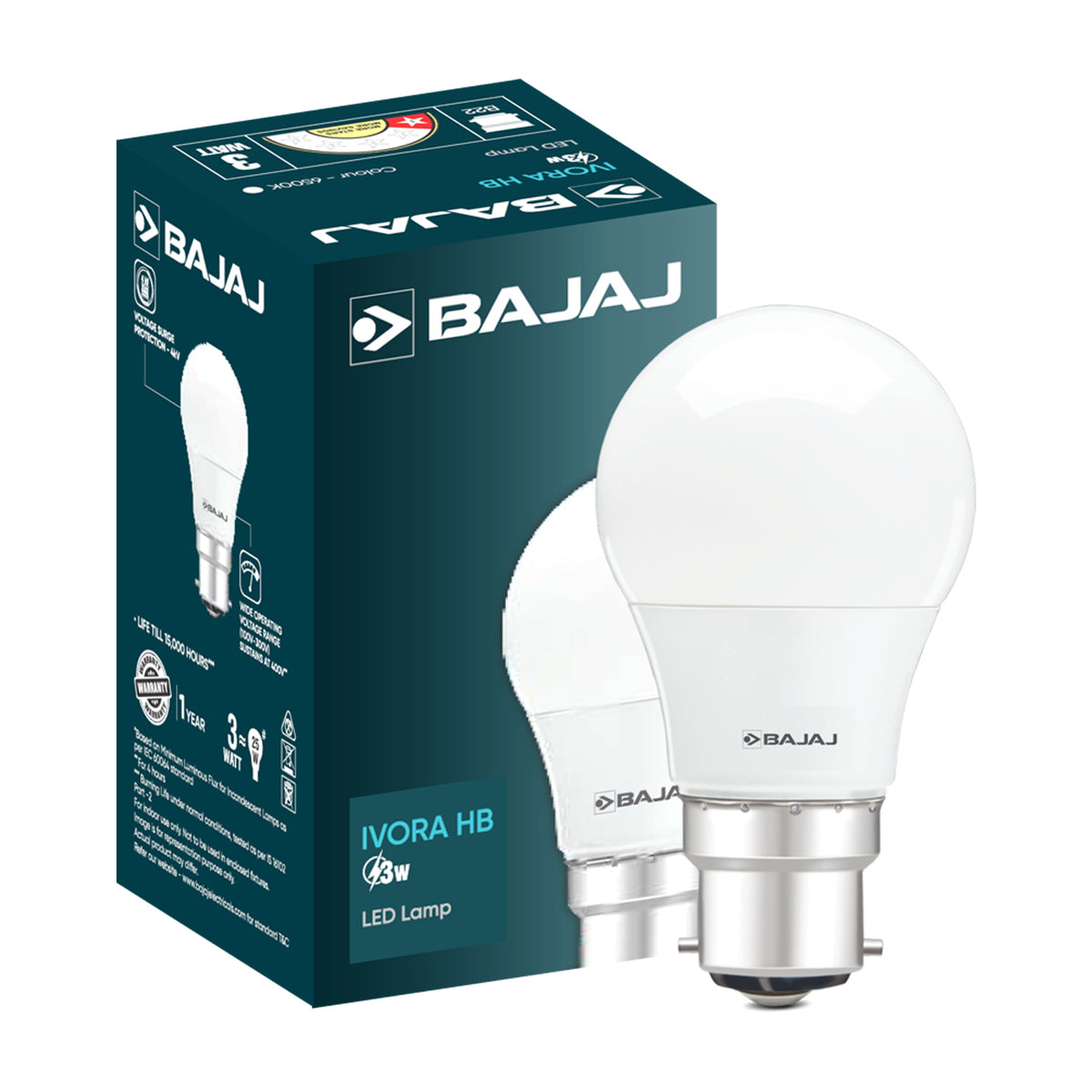 IVORA HB LED LAMP 3W CDL – Bajaj Electricals India
